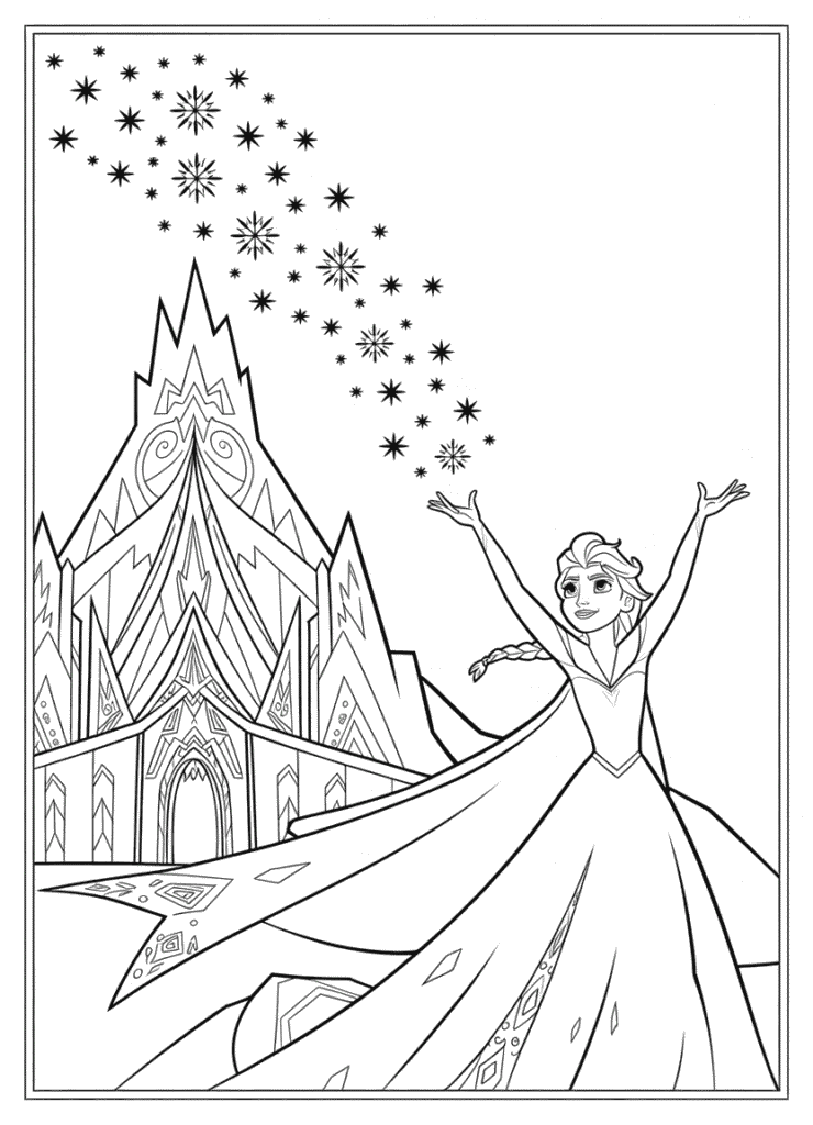 54 Elsa Coloring Pages - Free Printable PDF Collection