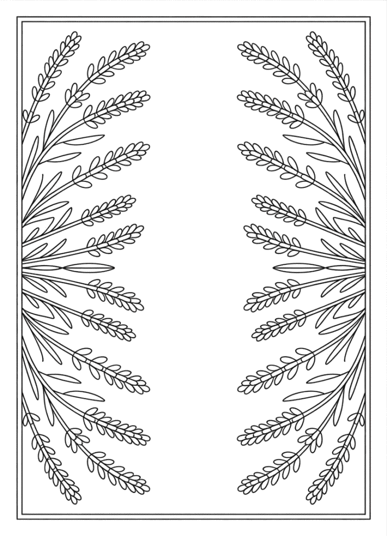 48 Flower Coloring Pages - Free Printable PDF Collection