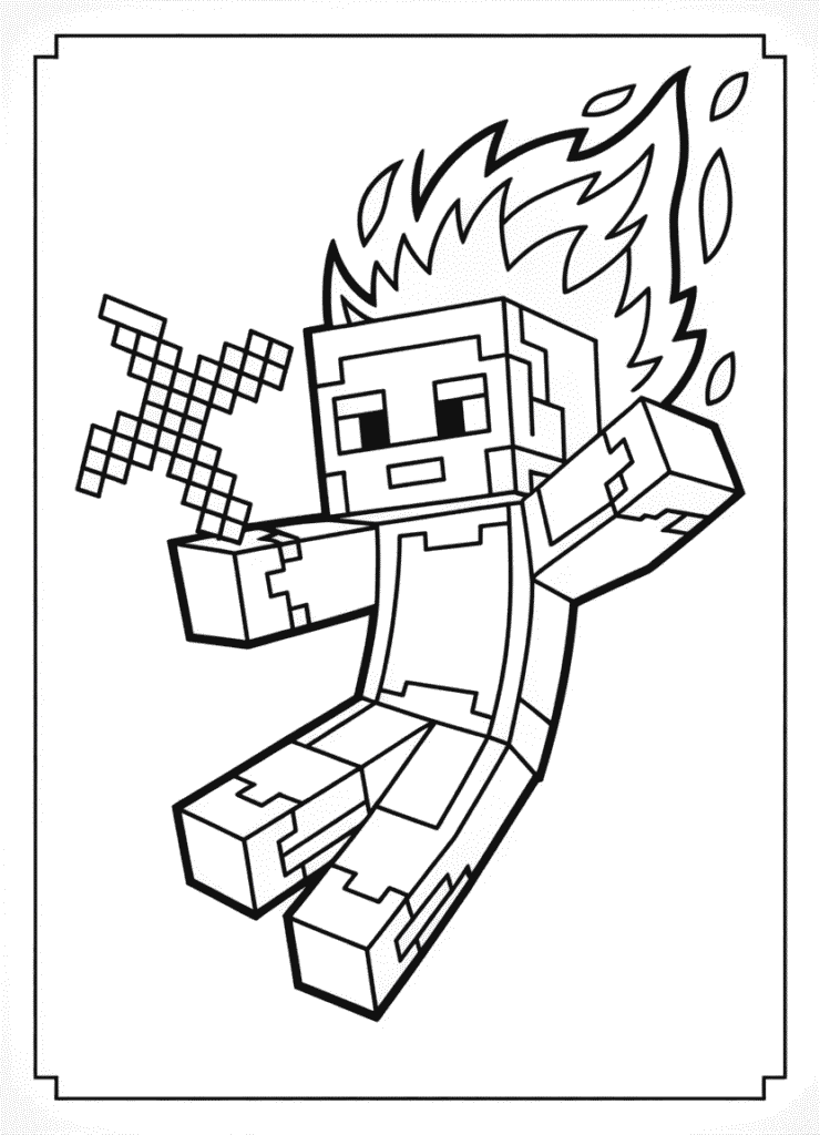 54 Minecraft Coloring Pages - Free Printable PDF Collection