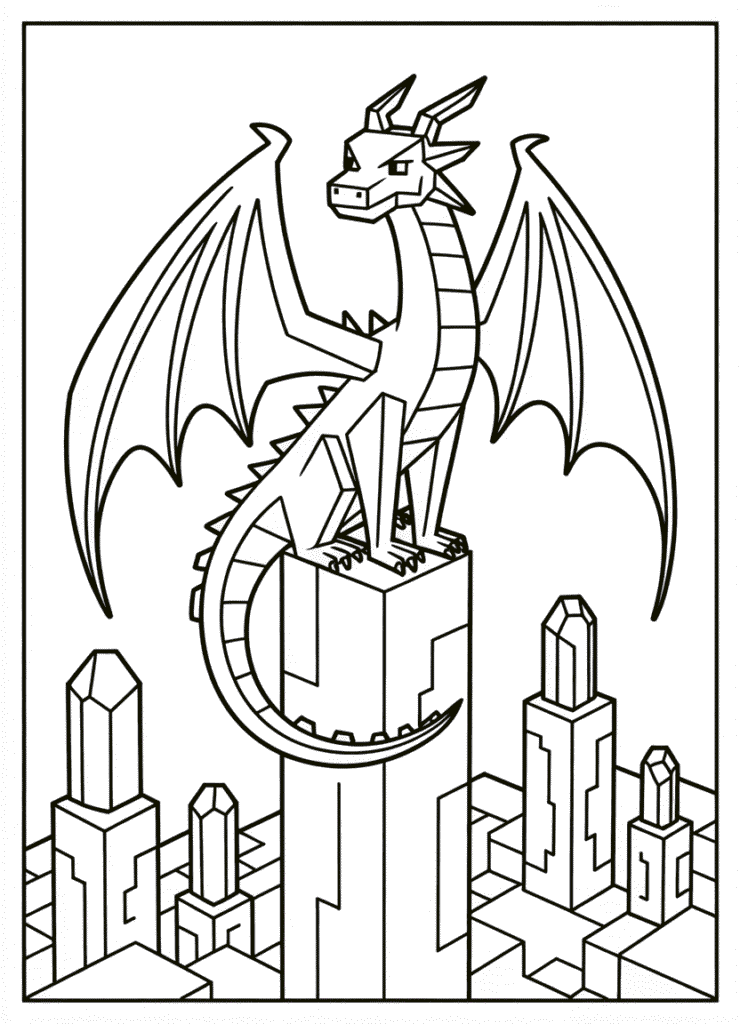 54 Minecraft Coloring Pages - Free Printable PDF Collection