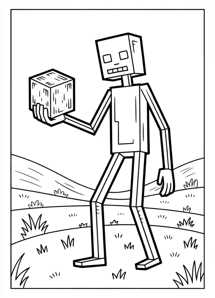 54 Minecraft Coloring Pages - Free Printable PDF Collection