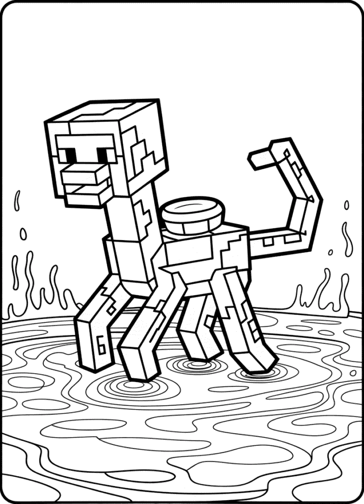 54 Minecraft Coloring Pages - Free Printable PDF Collection