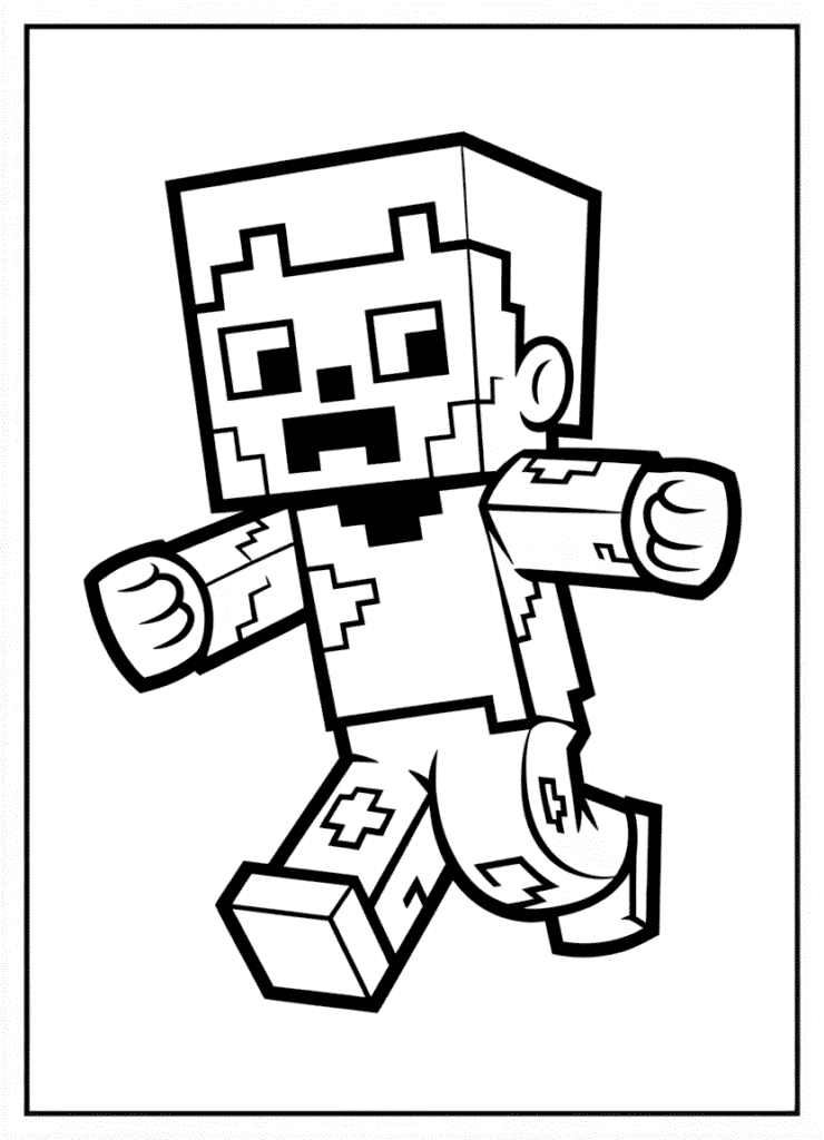 54 Minecraft Coloring Pages - Free Printable PDF Collection