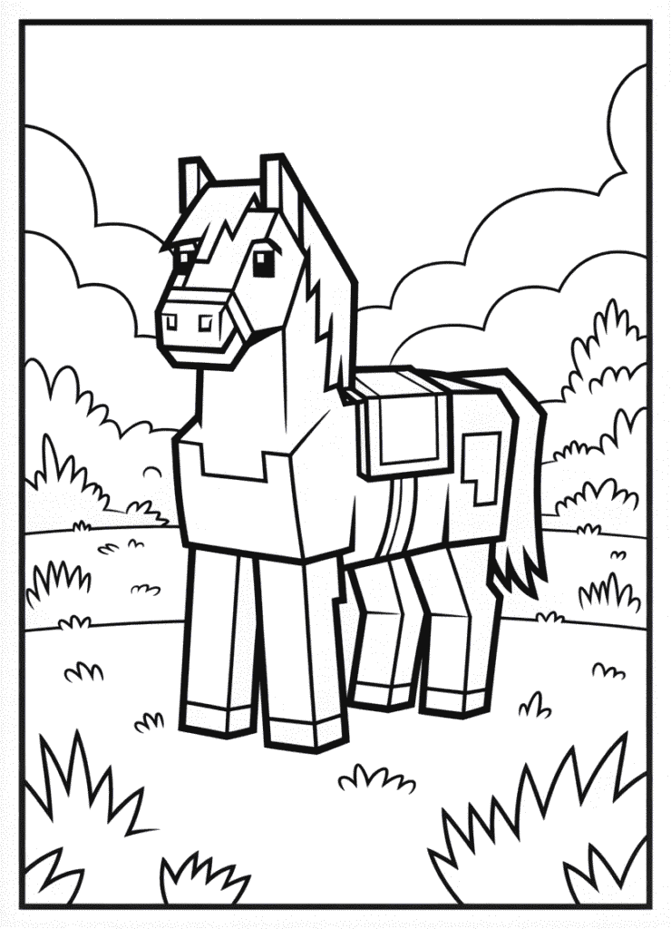 54 Minecraft Coloring Pages - Free Printable PDF Collection