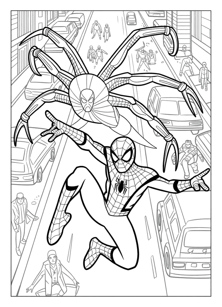 45 Spider-Man Coloring Pages - Free Printable PDF Collection