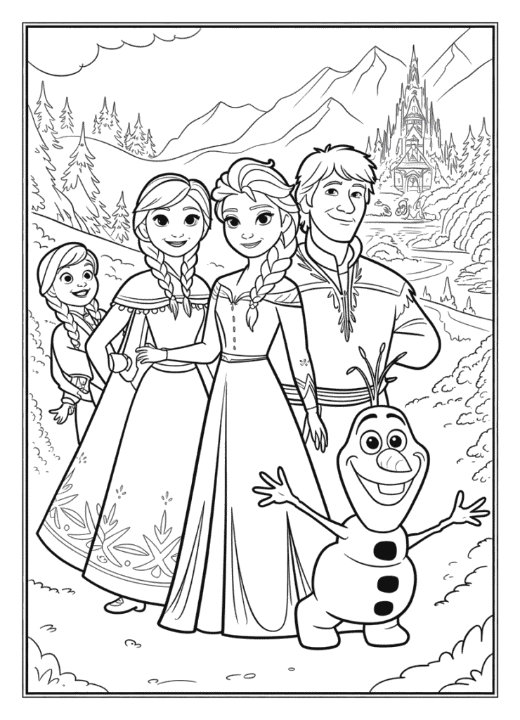 54 Elsa Coloring Pages - Free Printable PDF Collection
