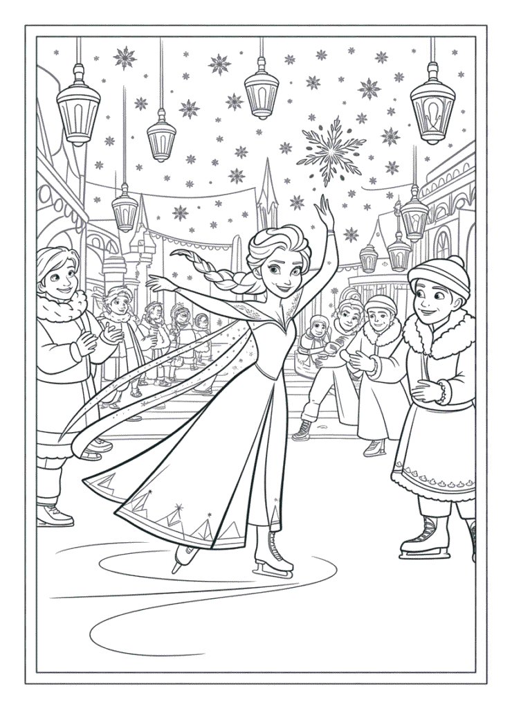 54 Elsa Coloring Pages - Free Printable PDF Collection