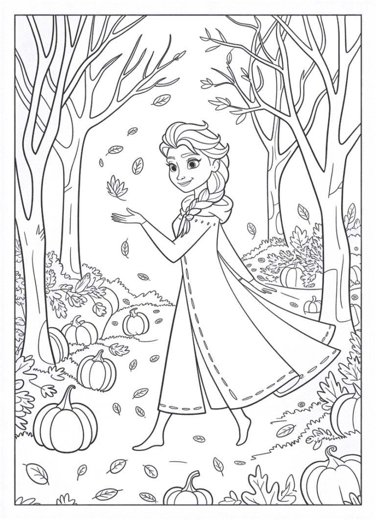 54 Elsa Coloring Pages - Free Printable PDF Collection