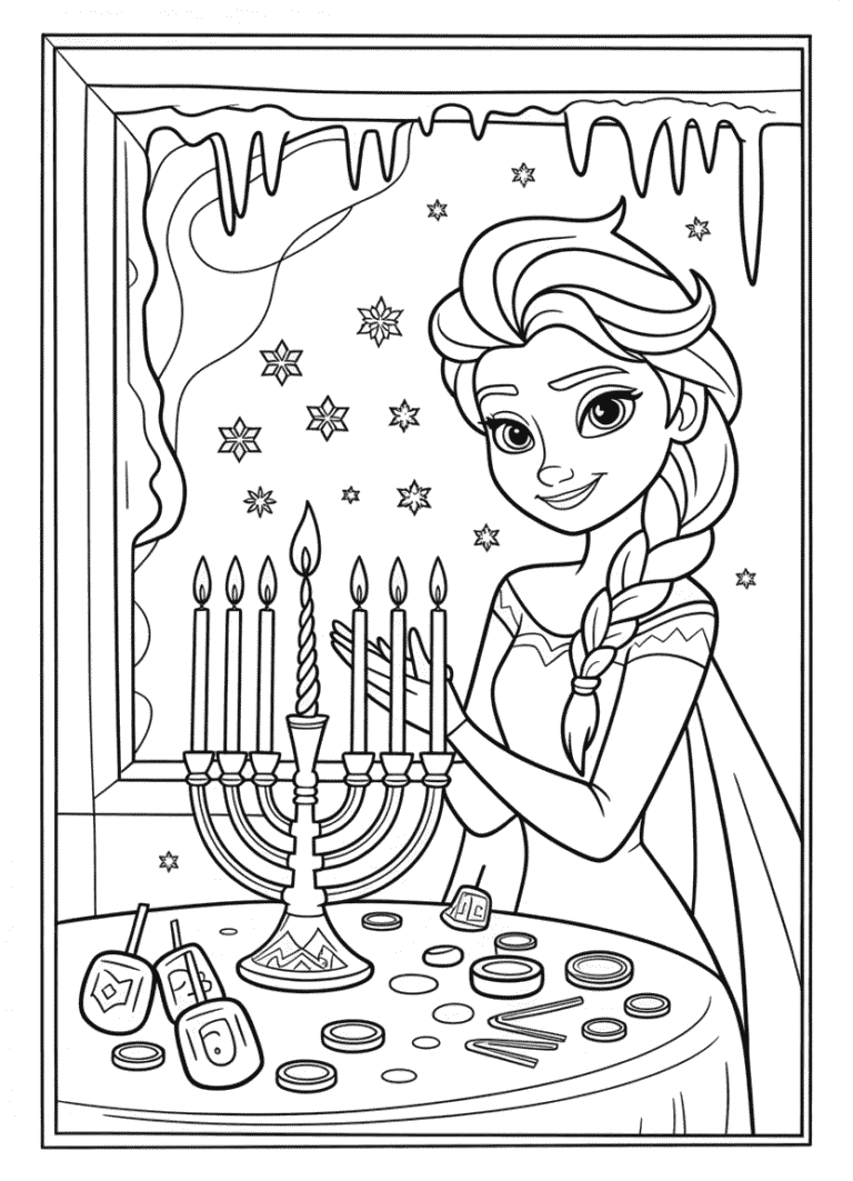 54 Elsa Coloring Pages - Free Printable PDF Collection