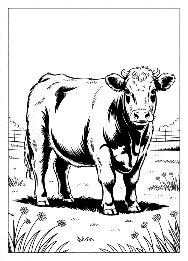 55 Cow Coloring Pages - Free Printable PDF Collection
