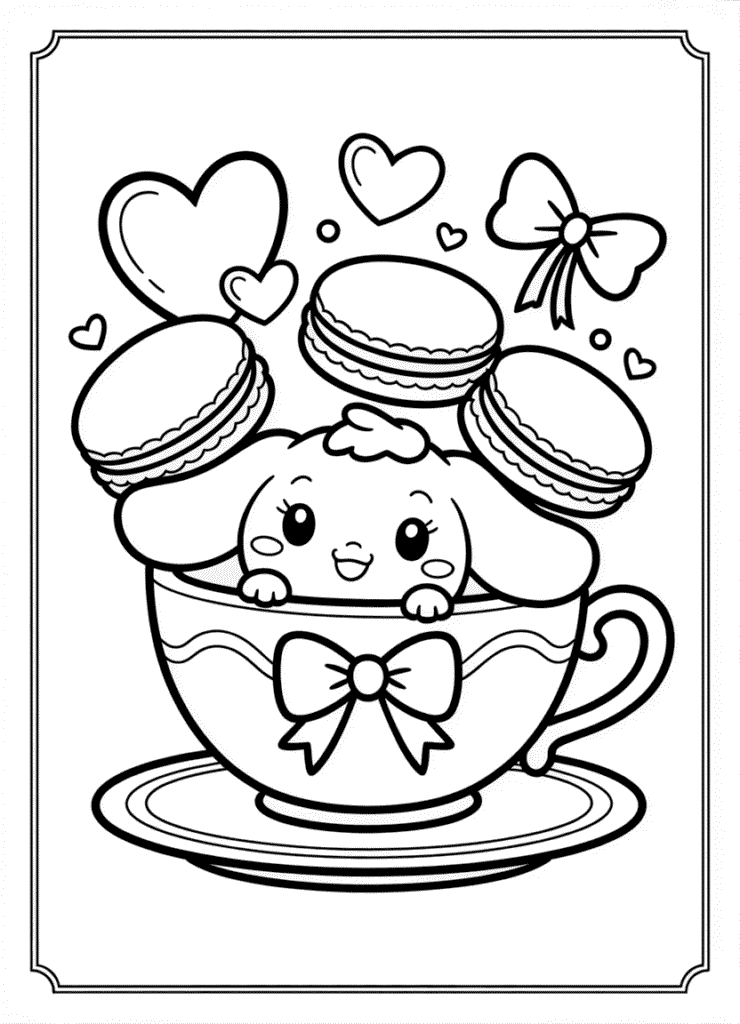 45 Cinnamoroll Coloring Pages - Free Printable PDF Collection