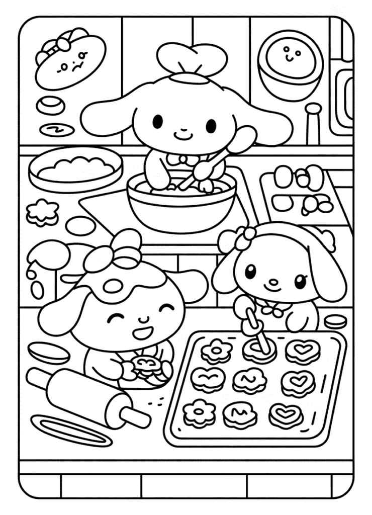 45 Cinnamoroll Coloring Pages - Free Printable PDF Collection