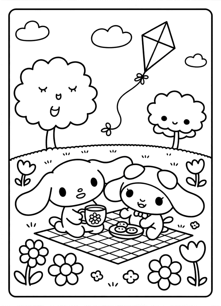 45 Cinnamoroll Coloring Pages - Free Printable PDF Collection