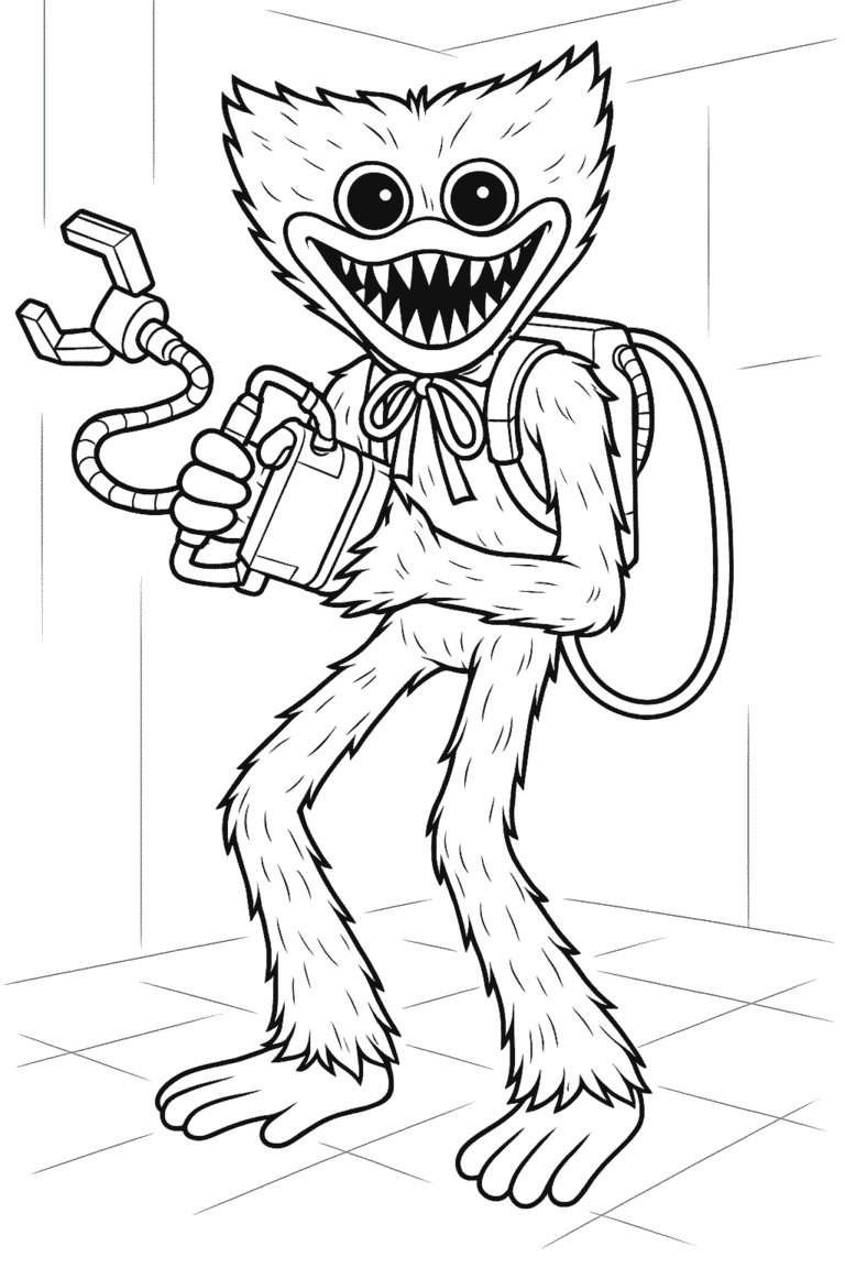 45 Poppy Playtime Coloring Pages - Free Printable PDF Collection