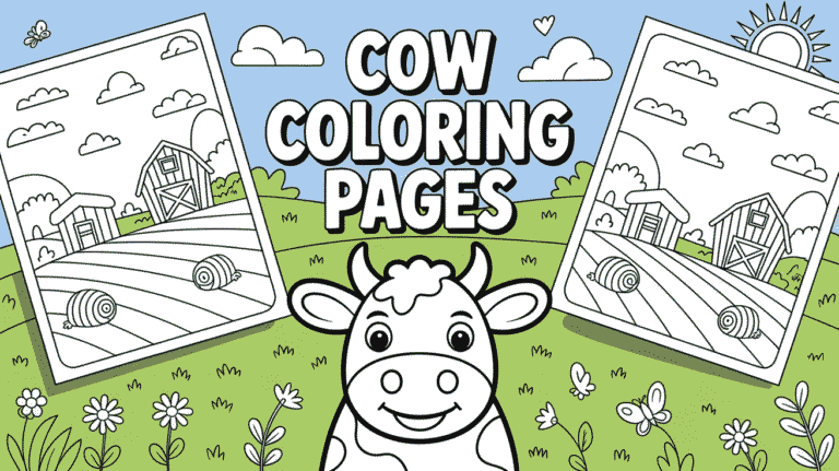 55 Cow Coloring Pages - Free Printable PDF Collection