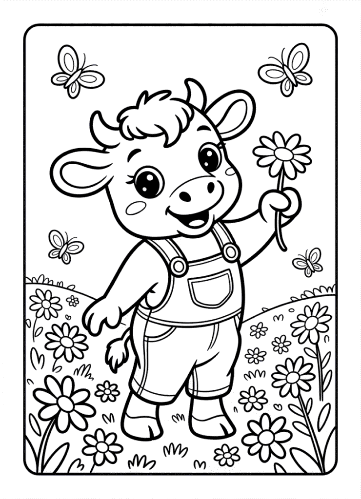 55 Cow Coloring Pages - Free Printable PDF Collection