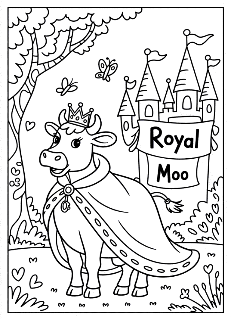 55 Cow Coloring Pages - Free Printable PDF Collection