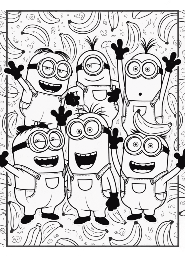 54 Minions Coloring Pages - Free Printable PDF Collection