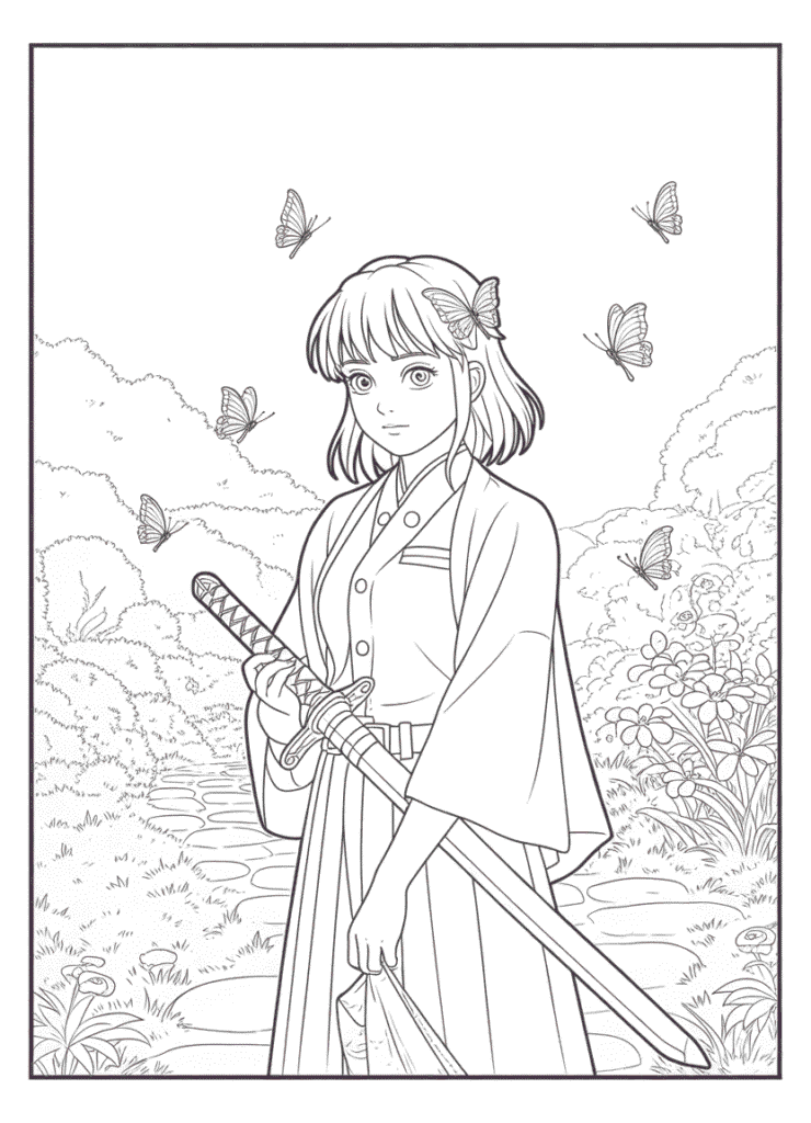 27 Demon Slayer Coloring Pages - Free Printable PDF Collection