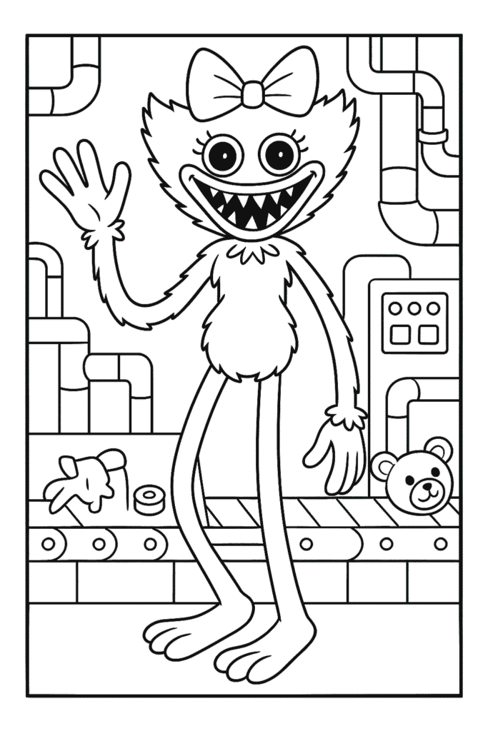 45 Poppy Playtime Coloring Pages - Free Printable PDF Collection