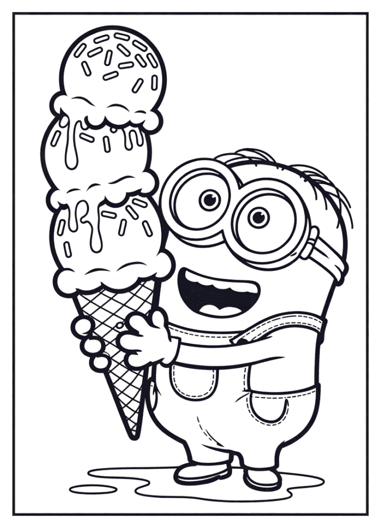 54 Minions Coloring Pages - Free Printable PDF Collection