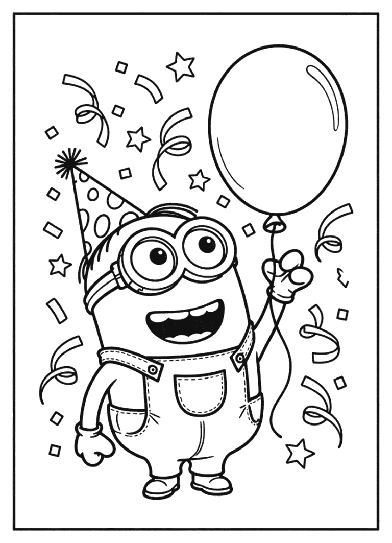 54 Minions Coloring Pages - Free Printable PDF Collection