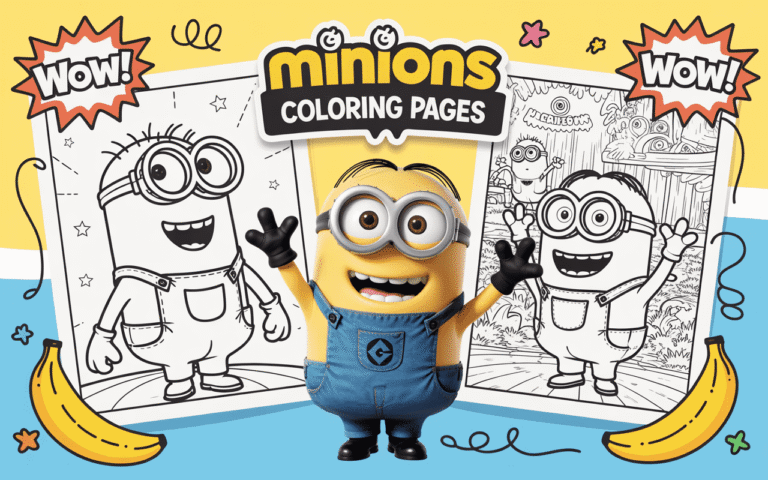 54 Minions Coloring Pages - Free Printable PDF Collection