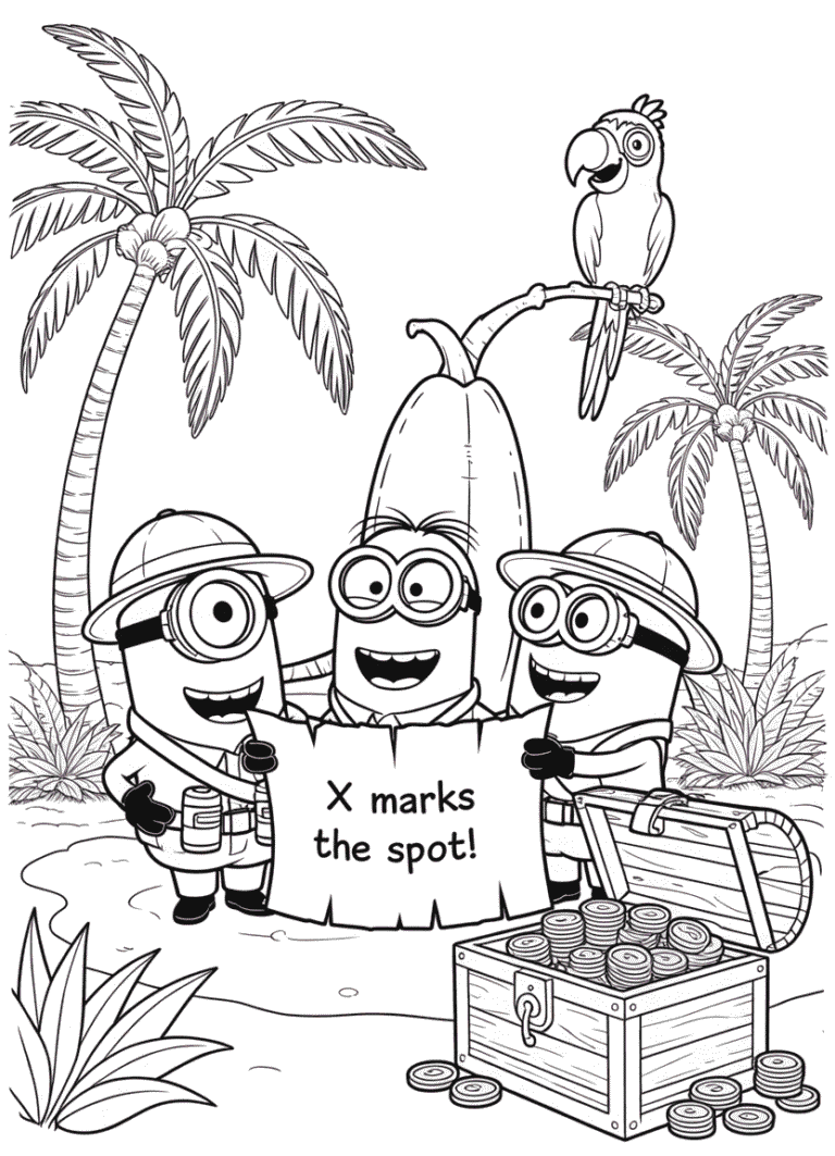 54 Minions Coloring Pages - Free Printable PDF Collection