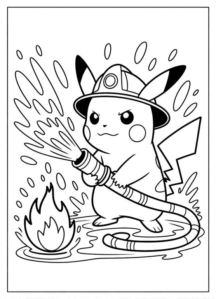 60 Pikachu Coloring Pages - Free Printable PDF Collection