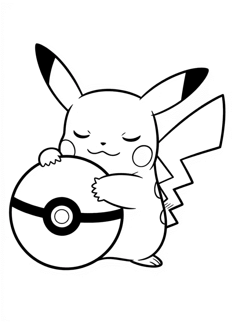 60 Pikachu Coloring Pages - Free Printable PDF Collection