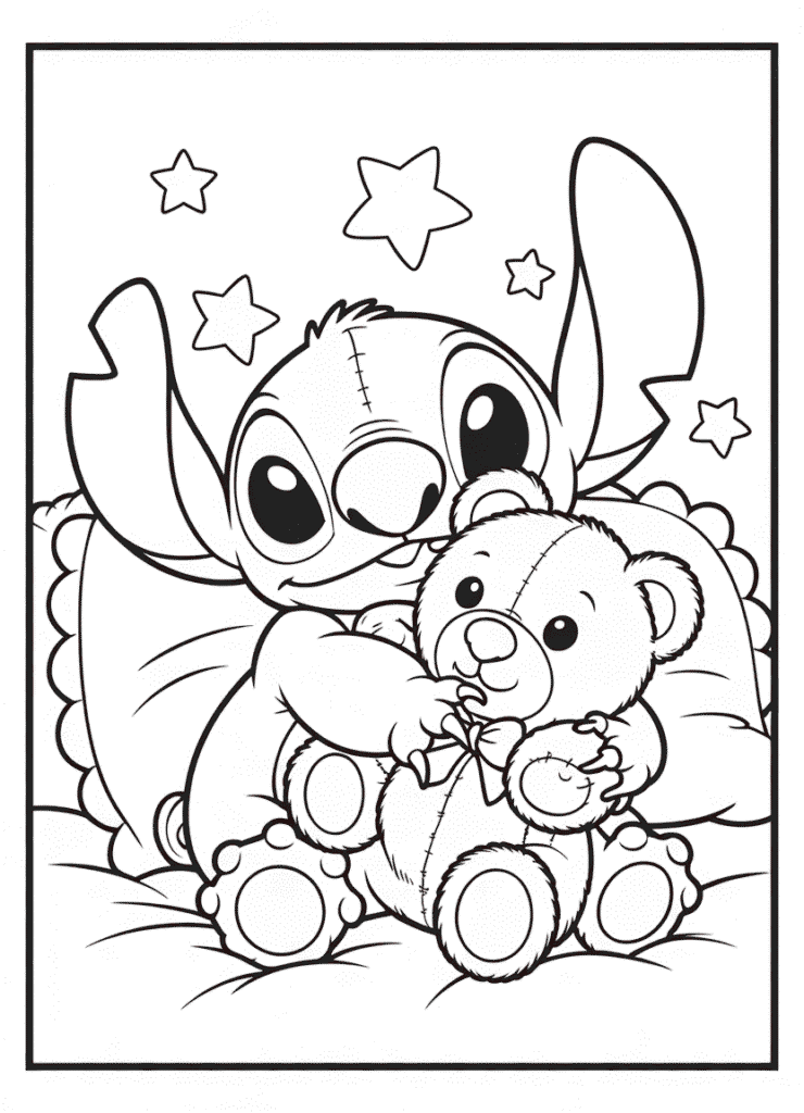 51 Stitch Coloring Pages - Free Printable PDF Collection