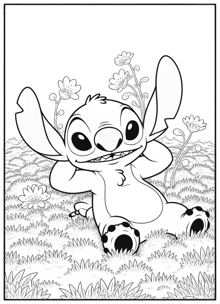 51 Stitch Coloring Pages - Free Printable PDF Collection