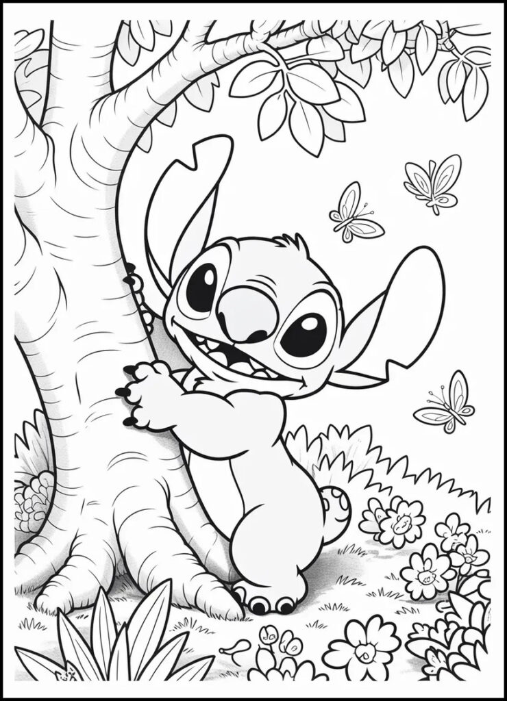 51 Stitch Coloring Pages - Free Printable PDF Collection