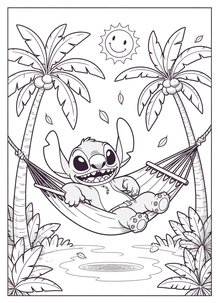 51 Stitch Coloring Pages - Free Printable PDF Collection