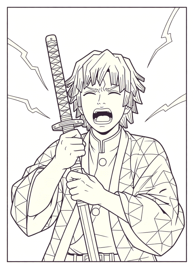 27 Demon Slayer Coloring Pages - Free Printable PDF Collection
