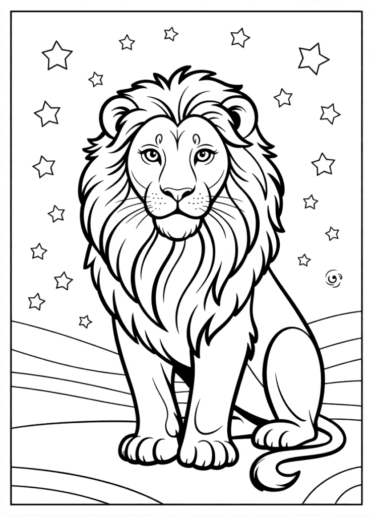 Lion Coloring Pages