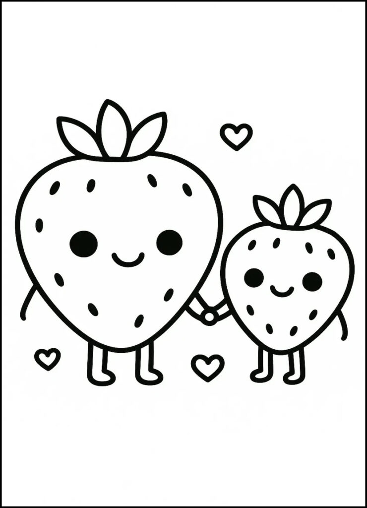 36 Strawberry Coloring Pages - Free Printable PDF Collection