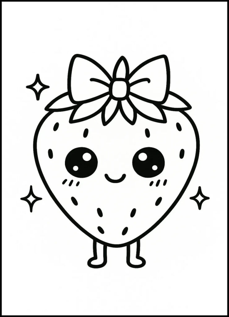 36 Strawberry Coloring Pages - Free Printable PDF Collection