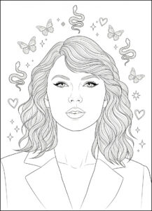 27 Taylor Swift Coloring Pages - Free Printable PDF Collection