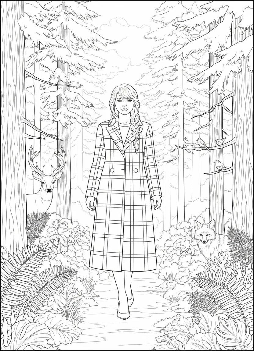 27 Taylor Swift Coloring Pages - Free Printable PDF Collection