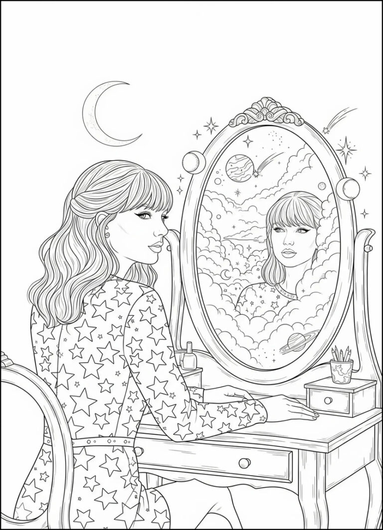 27 Taylor Swift Coloring Pages - Free Printable PDF Collection